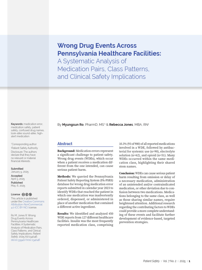 134046-wrong-drug-events-across-pennsylvania-healthcare-facilities-a ...