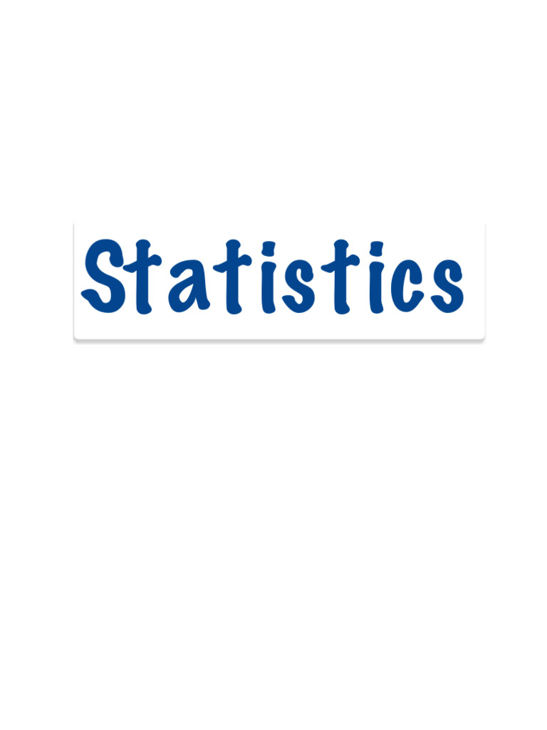 IG Statistics | PDF