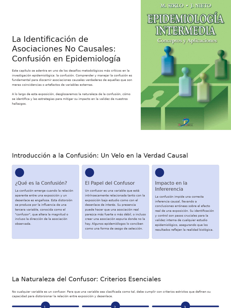 Identificación de Confusores en Epidemiología | PDF | Estadísticas ...