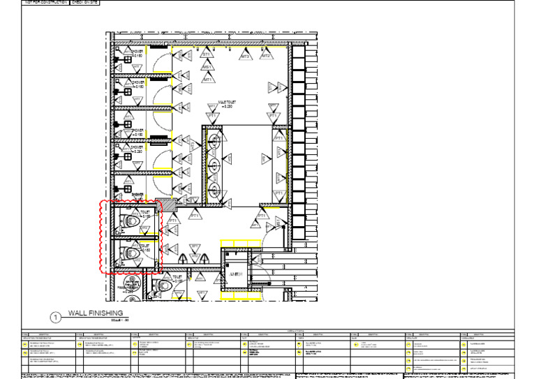LAYOUT WALL FINISHING | PDF | Building Technology | Architectural Design