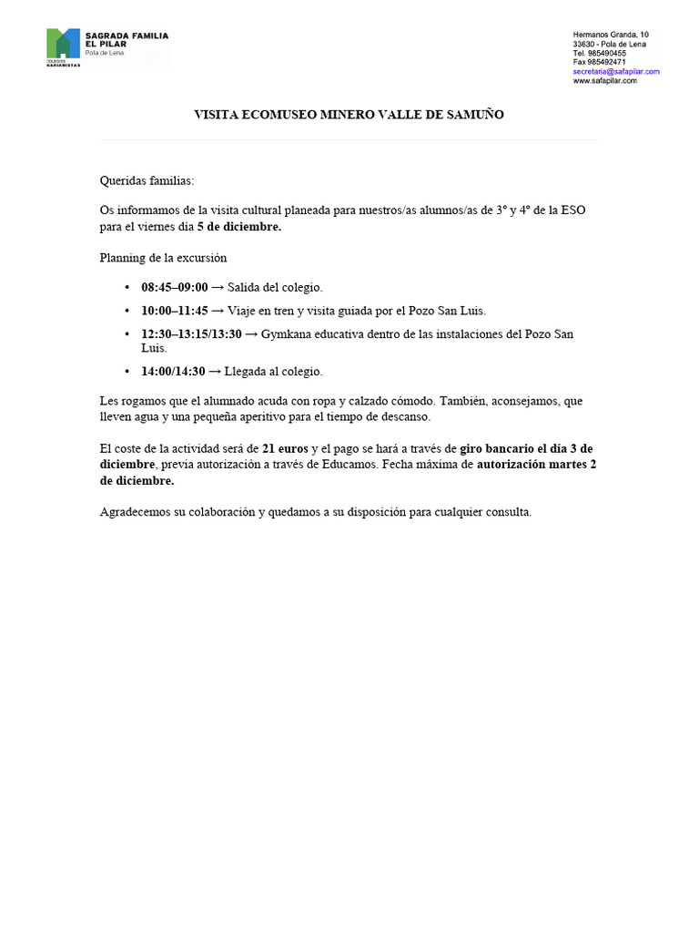 Visit a Eco Museo Mine Ro 28112025120111 | PDF