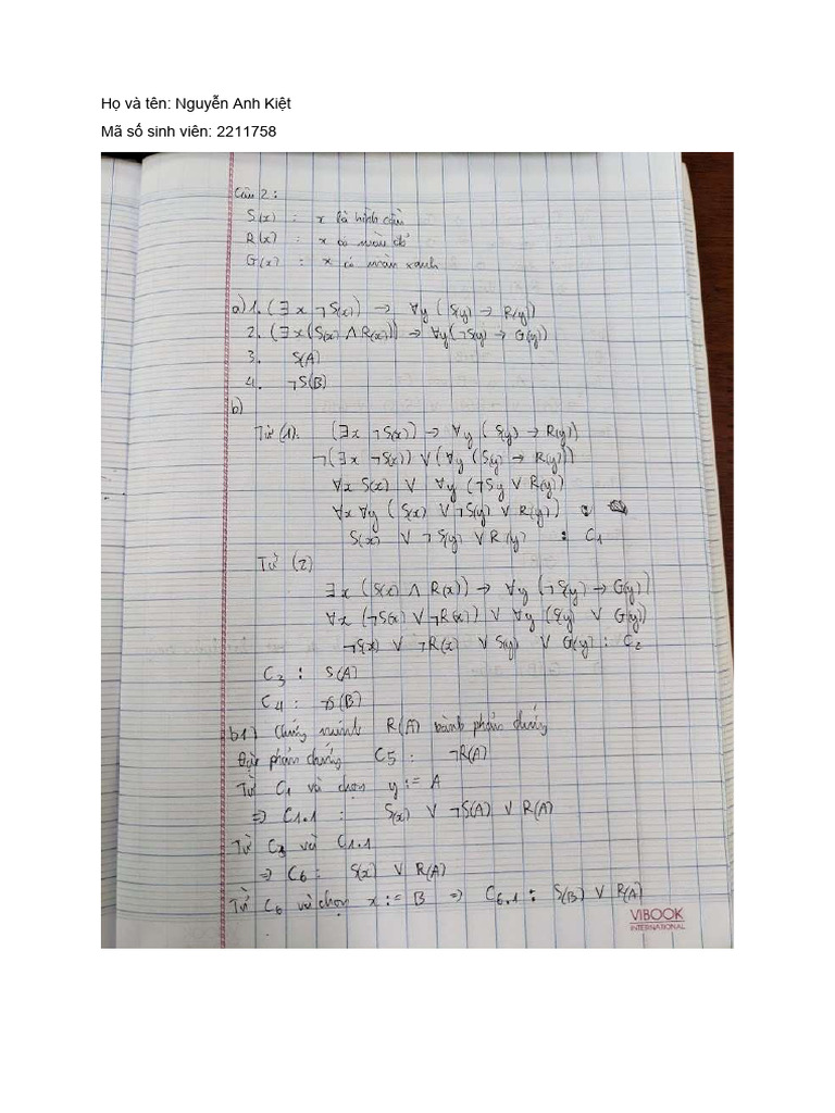 Logic Exercise | PDF