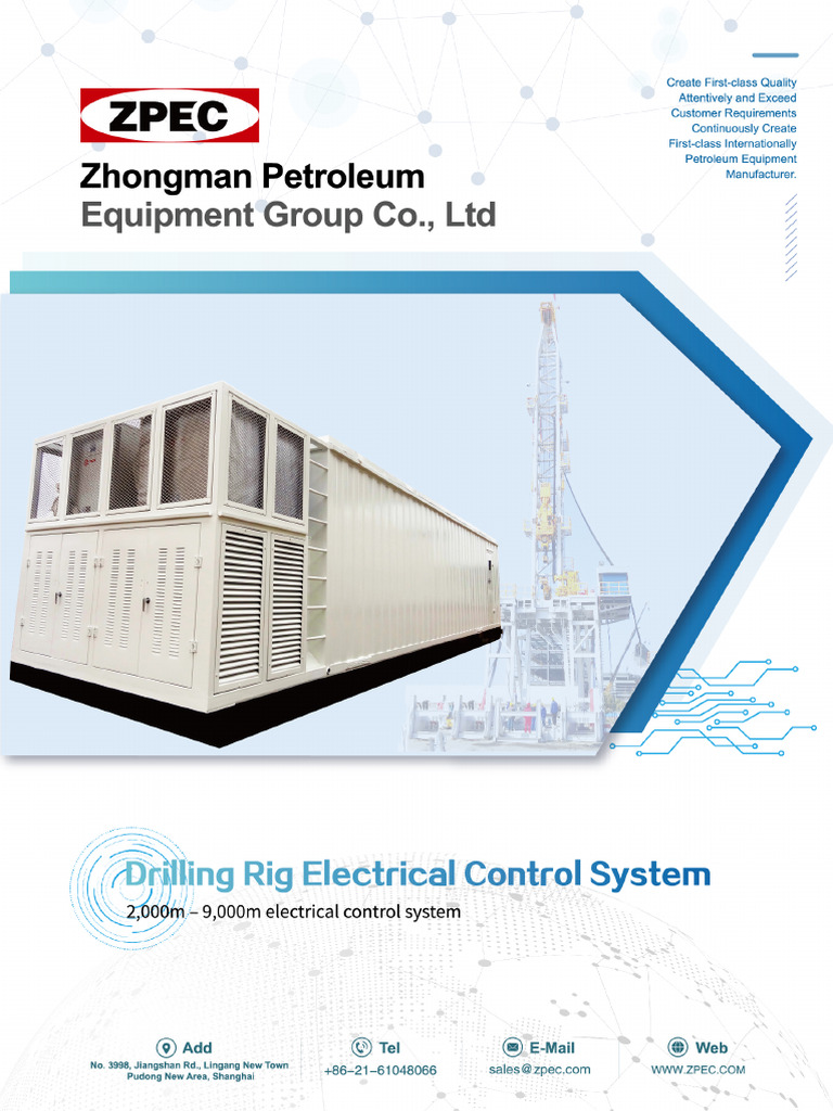 06-Drilling Rig Electrical Control System | PDF