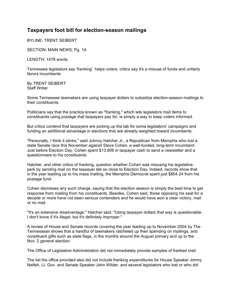 Franking | PDF