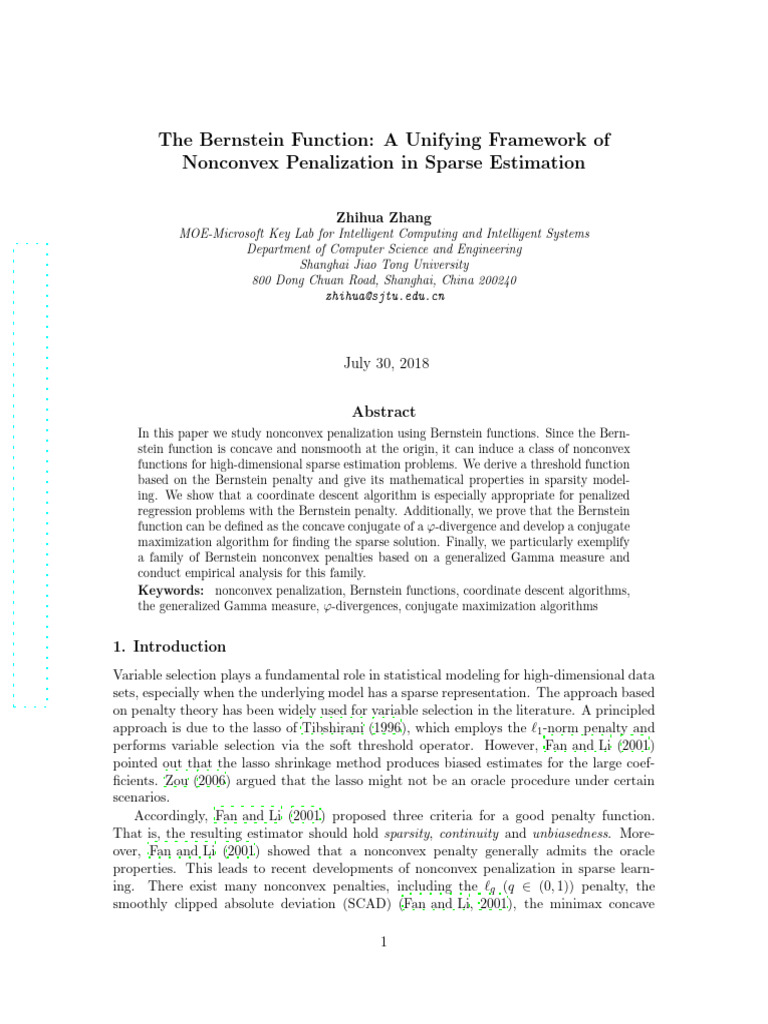 1312.4719v1 | PDF | Function (Mathematics) | Convex Set