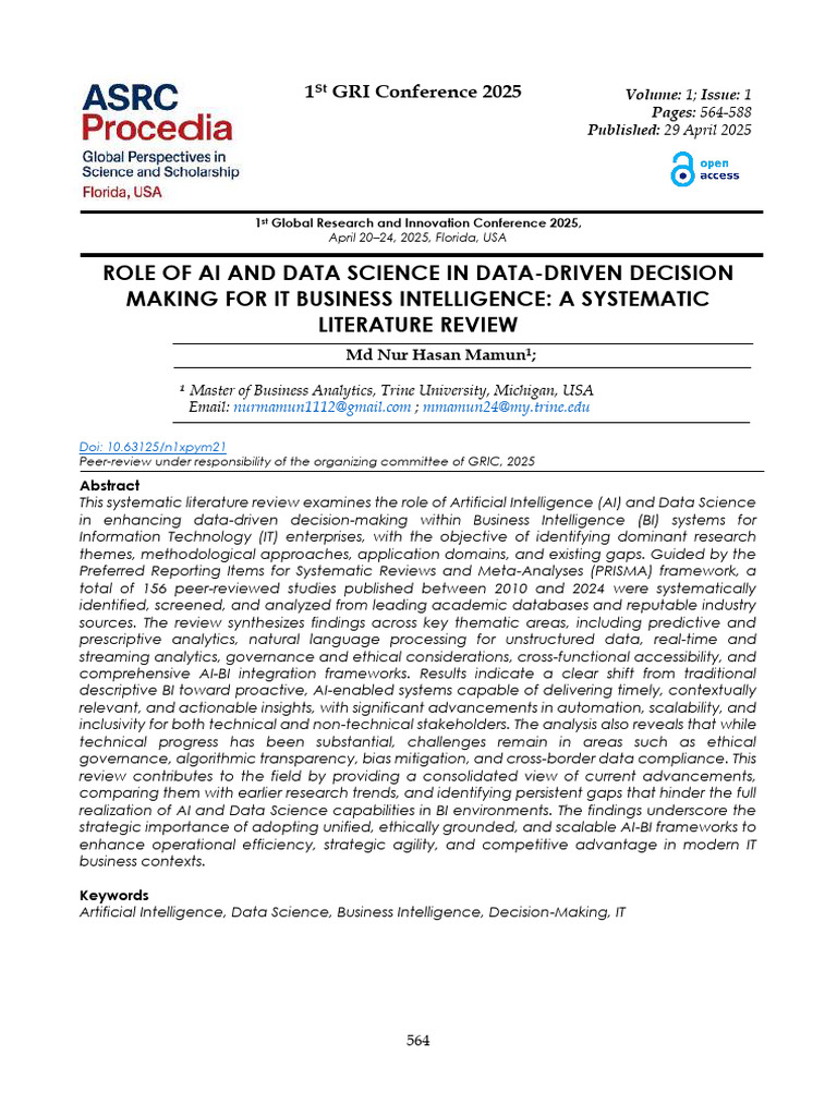 ssrn-5402976 | PDF | Business Intelligence | Analytics