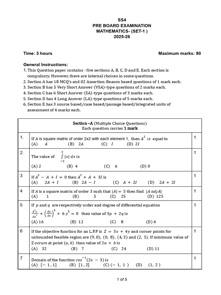 MATH 7-(3) QP | PDF | Mathematical Analysis | Algebra