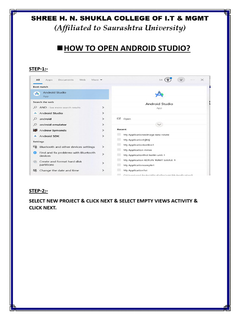 Android Practical Till 10-1-2026 | PDF | Android (Operating System) | Smartphone