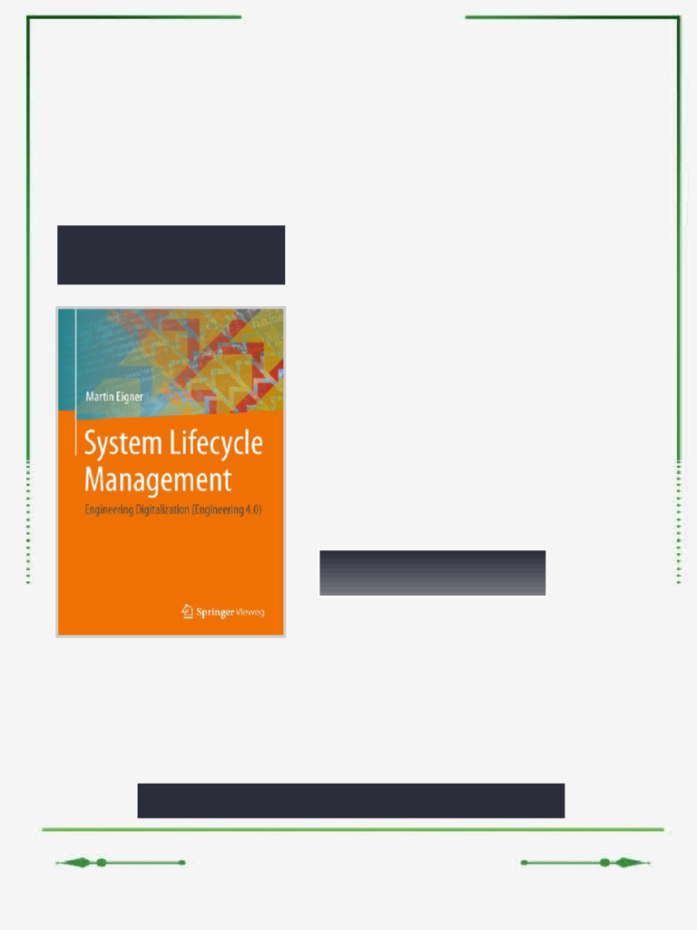 System Lifecycle Management: Engineering Digitalization (Engineering 4. ...