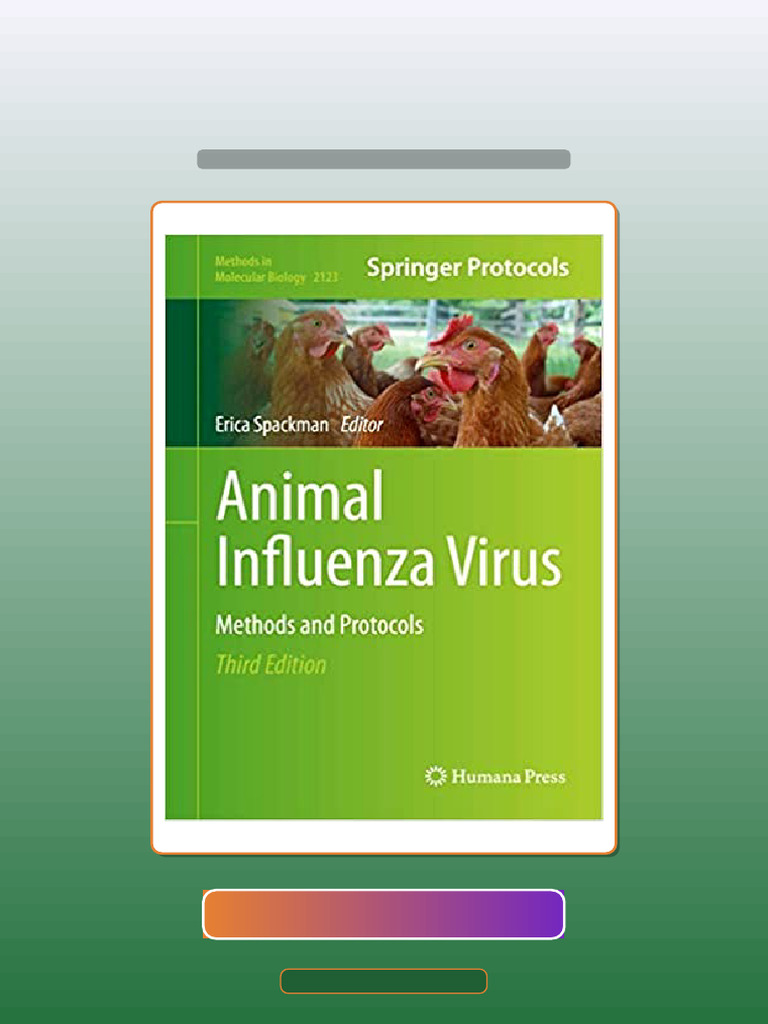 Test Bank for Animal Influenza Virus Methods and Protocols 3rd Edition ...
