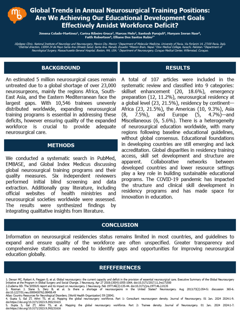 Mission Brain Poster | PDF | Neurosurgery