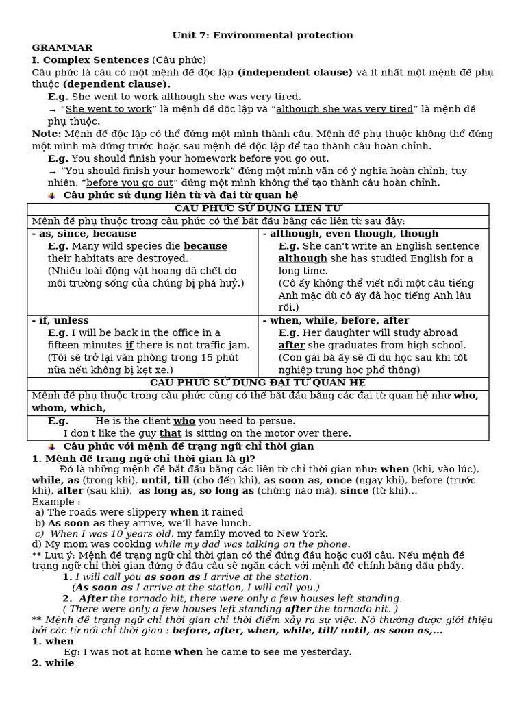Unit 7 - HS | PDF | Pollution | Atmosphere Of Earth