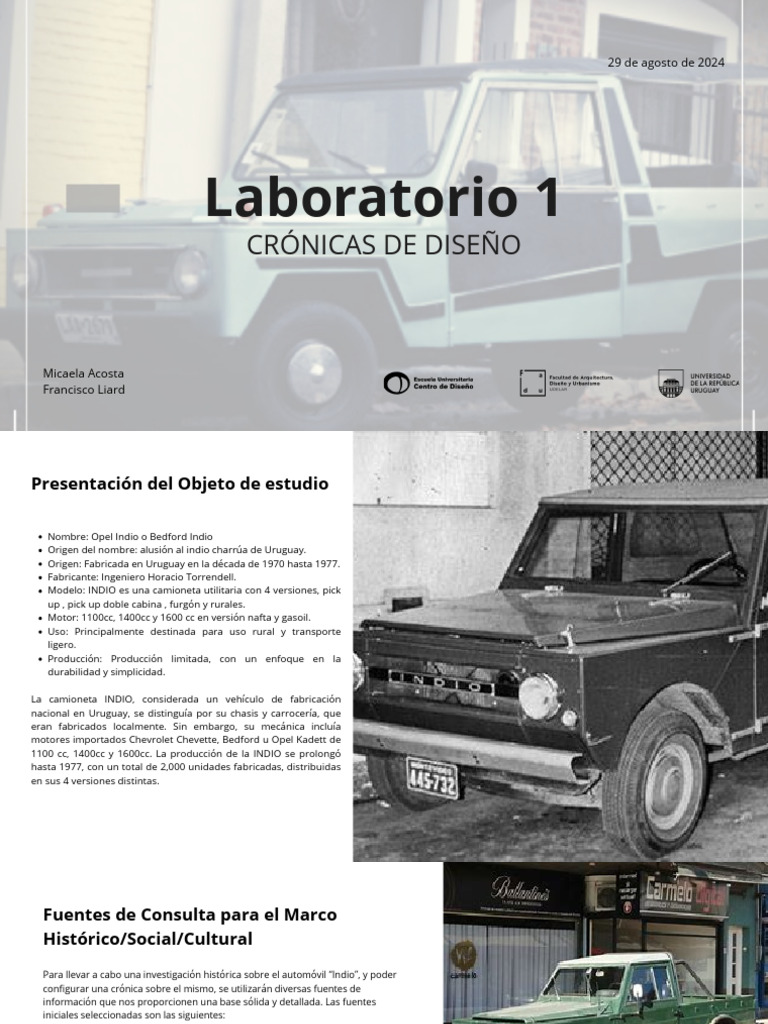 Opel INDIO - El Auto Creado en Uruguay — Cymaco | PDF | Uruguay | Coche