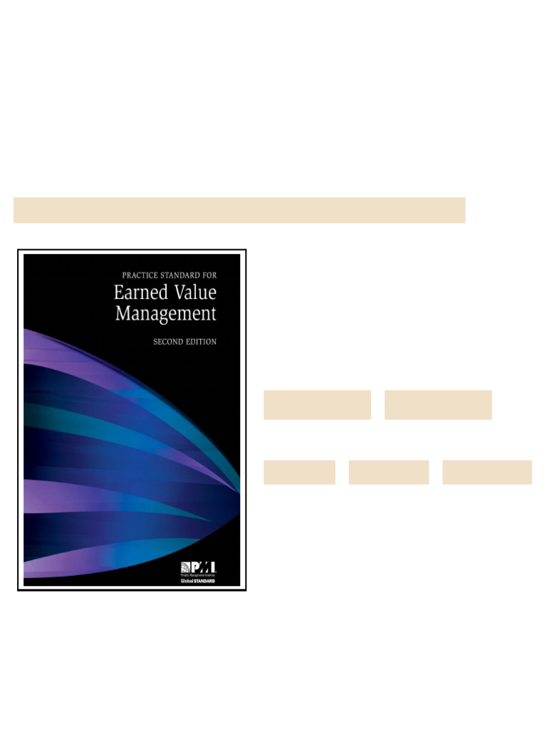 Practice Standard for Earned Value Management 2nd Second Edition ...