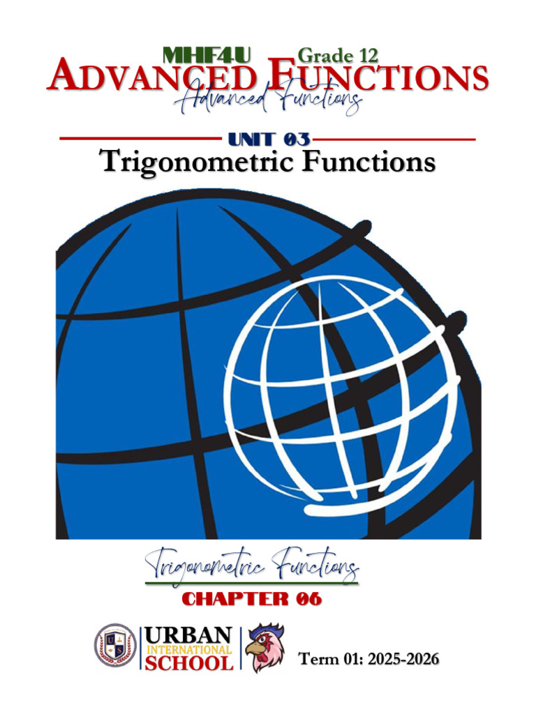Chapter+06;+Trigonometric+Functions | PDF | Trigonometric Functions | Mathematical Analysis