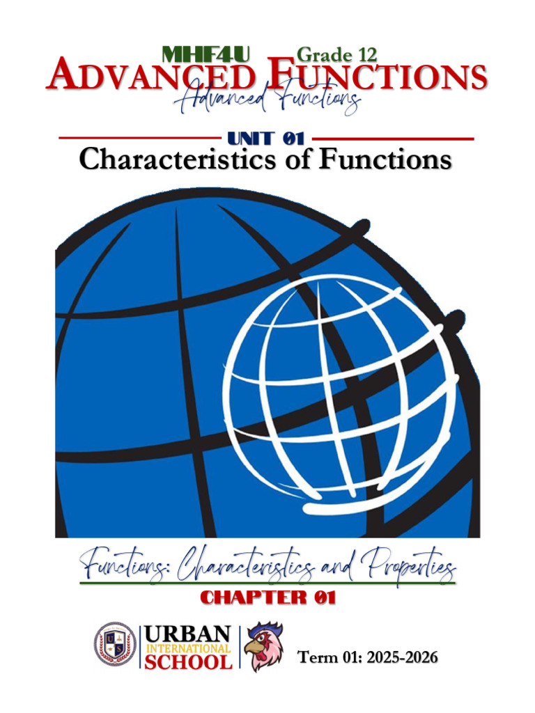Advanced Functions: Characteristics Overview | PDF | Function ...