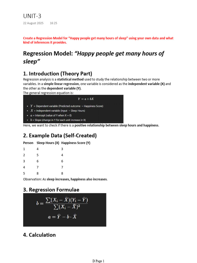 DS unit-3 | PDF | Support Vector Machine | Regression Analysis