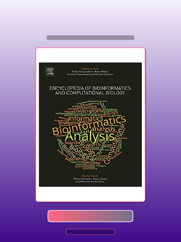 Test Bank for Encyclopedia of Bioinformatics and Computational Biology ...