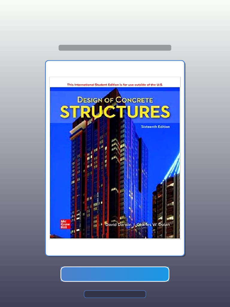 Test Bank for Design of Concrete Structures 16th Edition by David ...