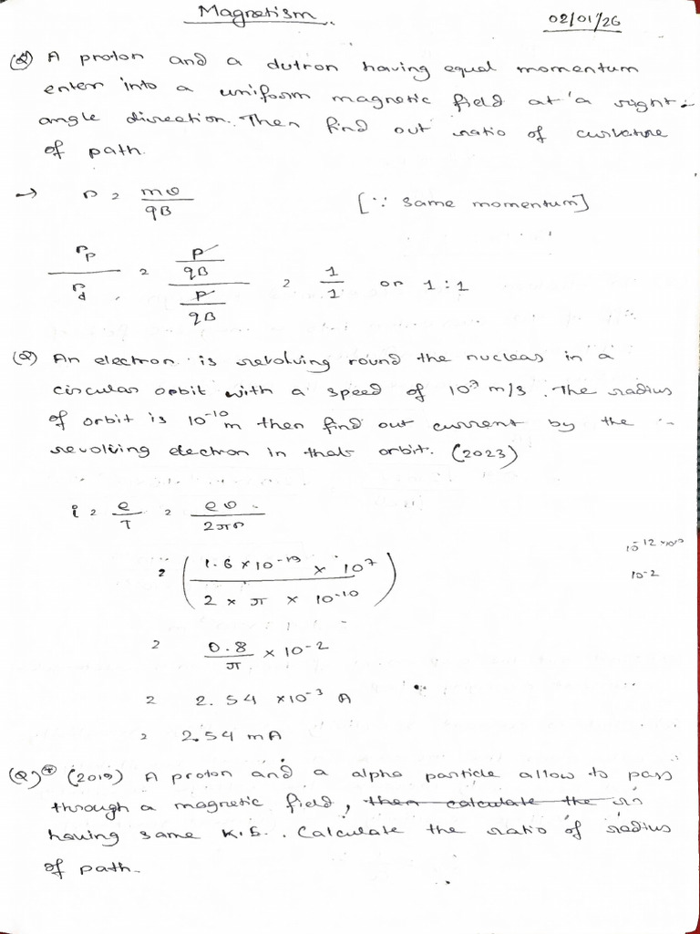 Magnetism Notes | PDF