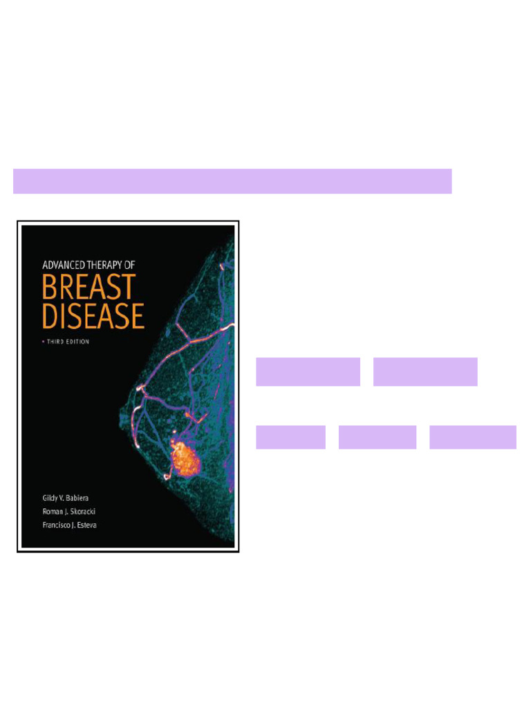 Advanced Therapy of Breast Disease 3rd Edition sample | PDF
