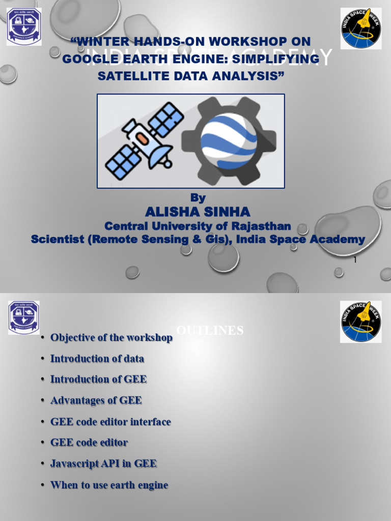 PPT_Hands-On Google Earth Engine for Simplified Satellite Data Analysis | PDF | Geographic ...