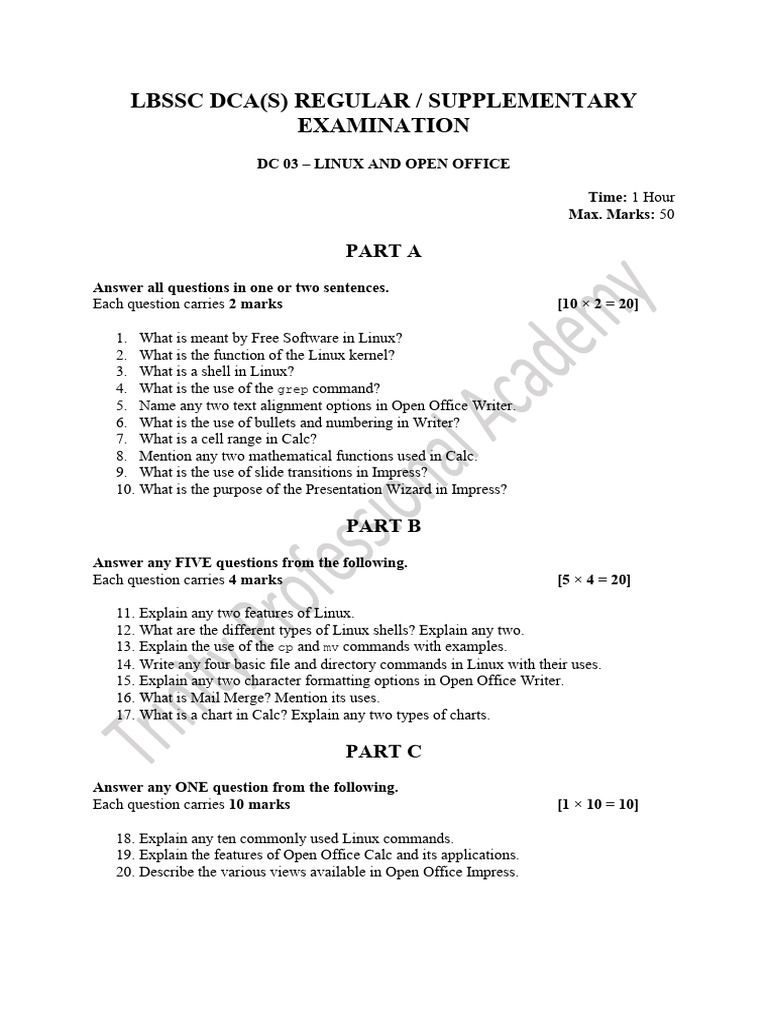 Linux Exam | PDF