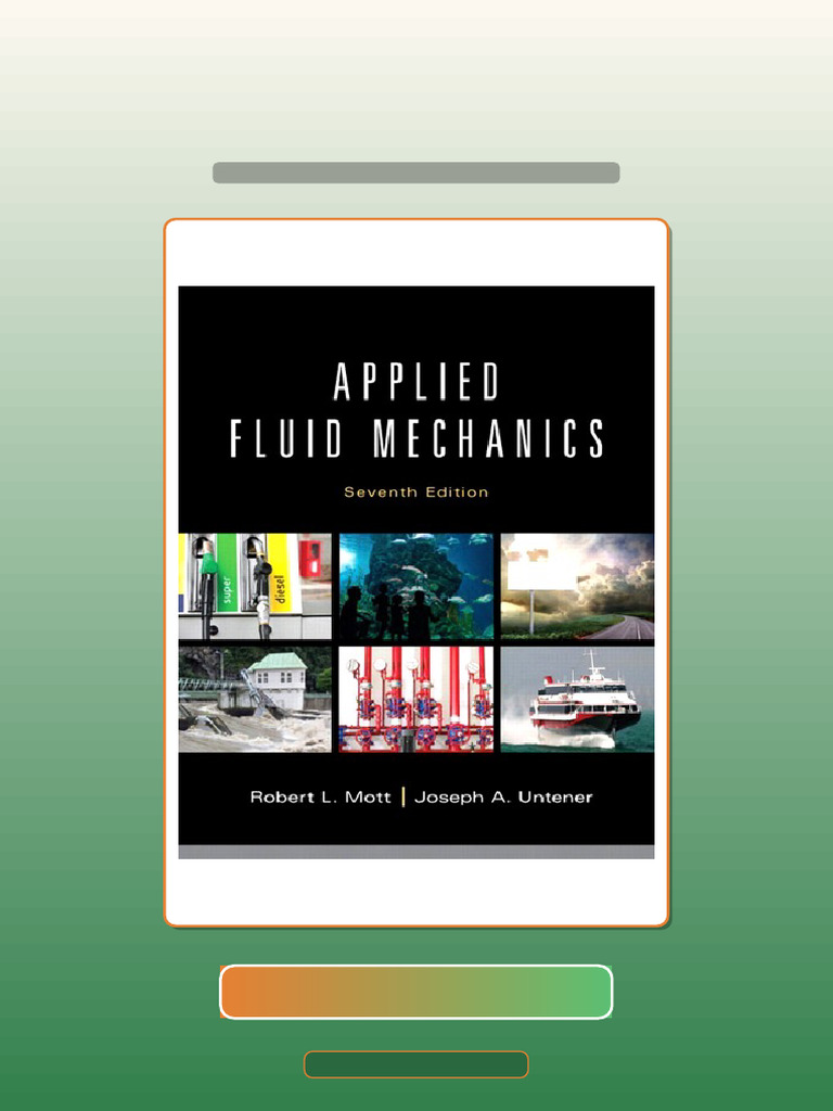 Test Bank for Applied Fluid Mechanics 7th Edition Robert L Mott | PDF ...