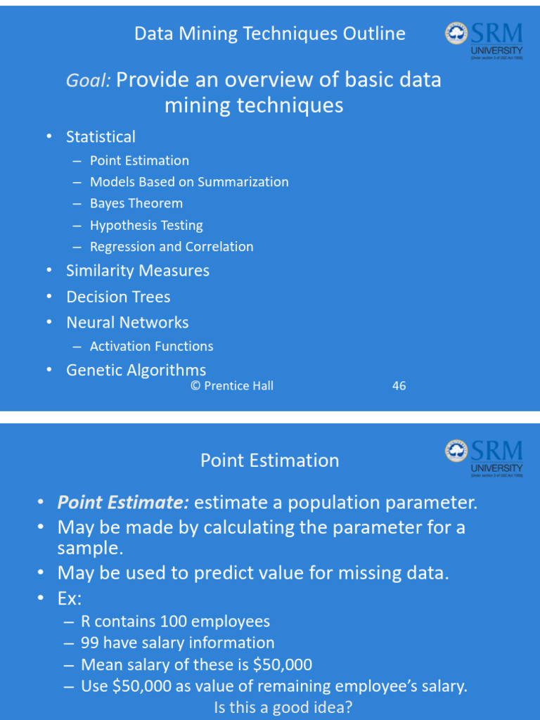 UNIT2 | PDF | Mean Squared Error | Estimator