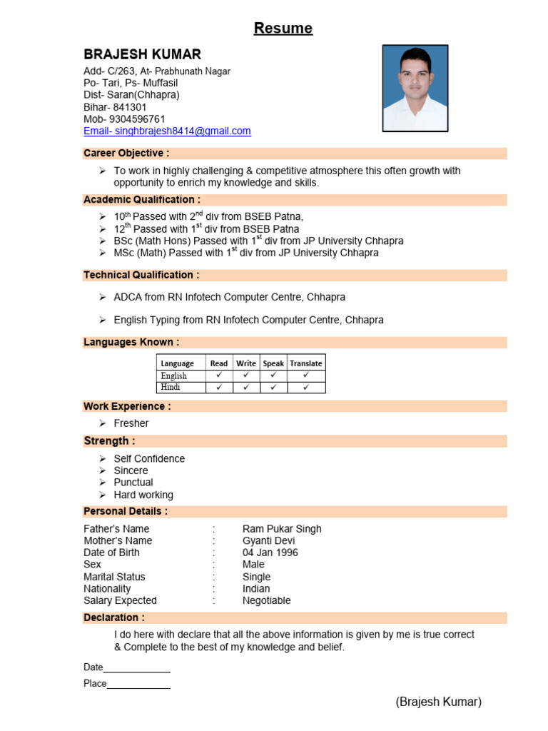 Brajesh Kumar Jan_2026 | PDF