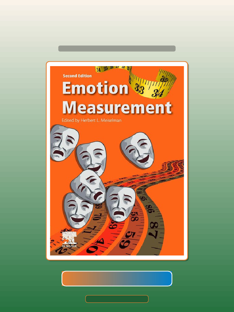 Test Bank for Emotion Measurement 2nd Edition Herbert L Meiselman | PDF ...