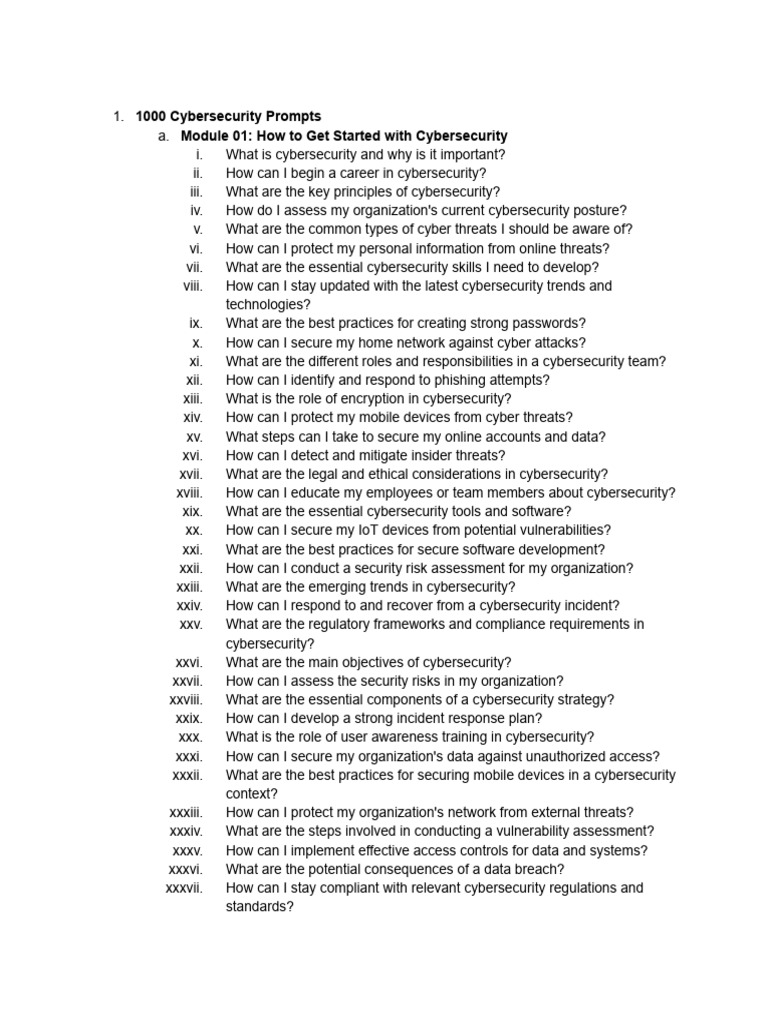 ChatGPT Prompts for Cybersecurity-1 | PDF | Malware | Security
