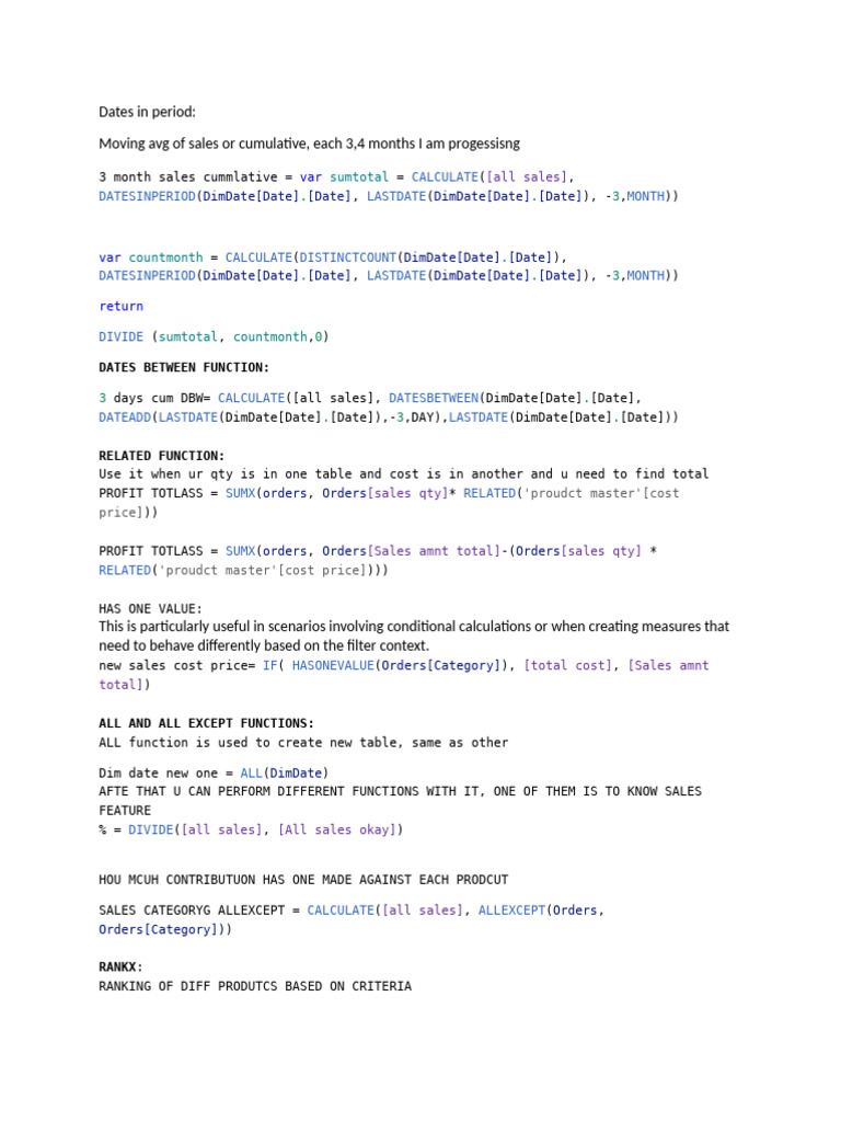 Daxx Measures | PDF | Cost
