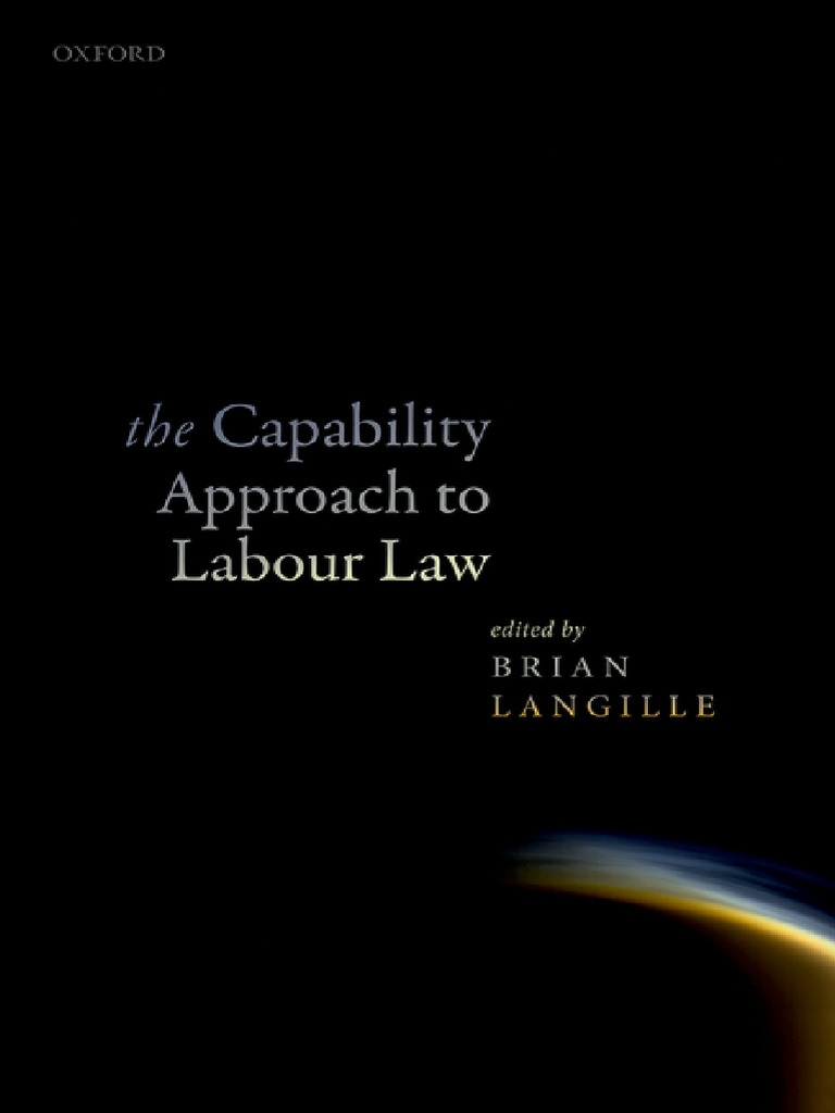 Capability Approach in Labour Law | PDF | International Labour ...