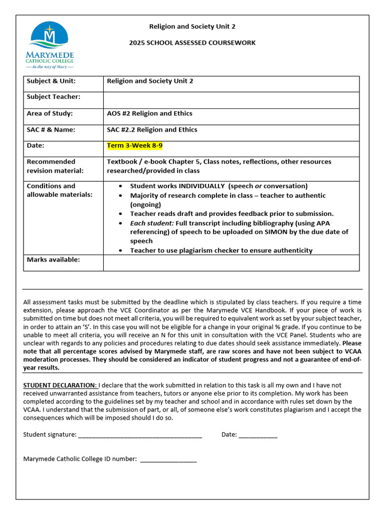 2025 r&s Unit 2 Aos 2 Sac2.2 | PDF | Traditions | Value (Ethics)