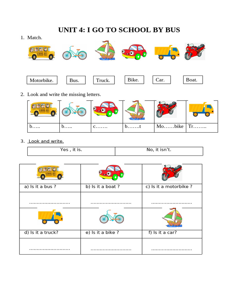 Family and Friends 2 National Edition Unit 4 | PDF