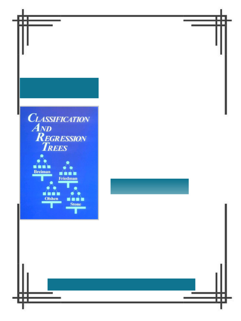 Classification and Regression Trees Leo Breiman eBook basic pdf version ...