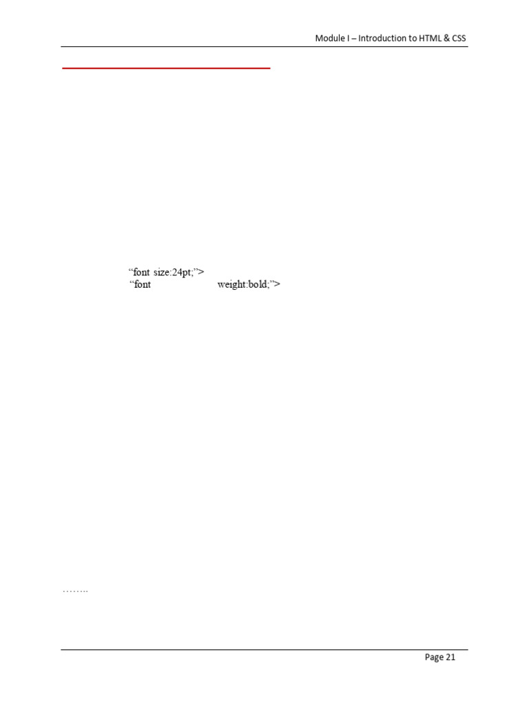 Web-Module 2 (Unit 2) CSS (1) | PDF | Typefaces | Html Element