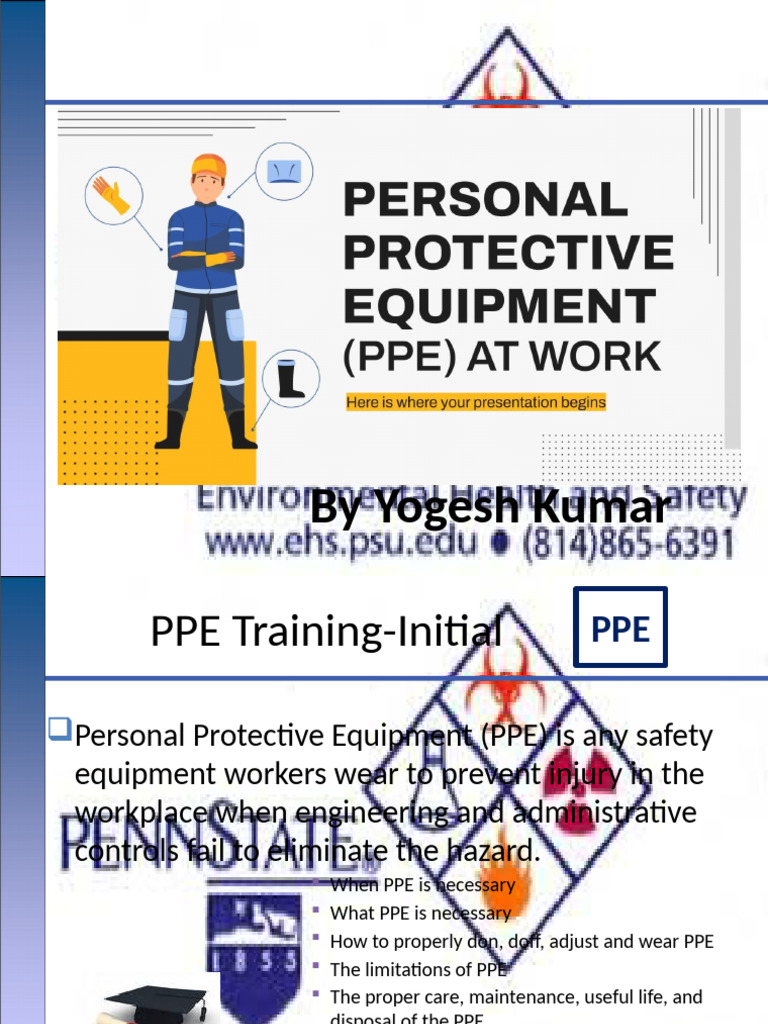 Essential PPE Training Guide | PDF | Personal Protective Equipment ...