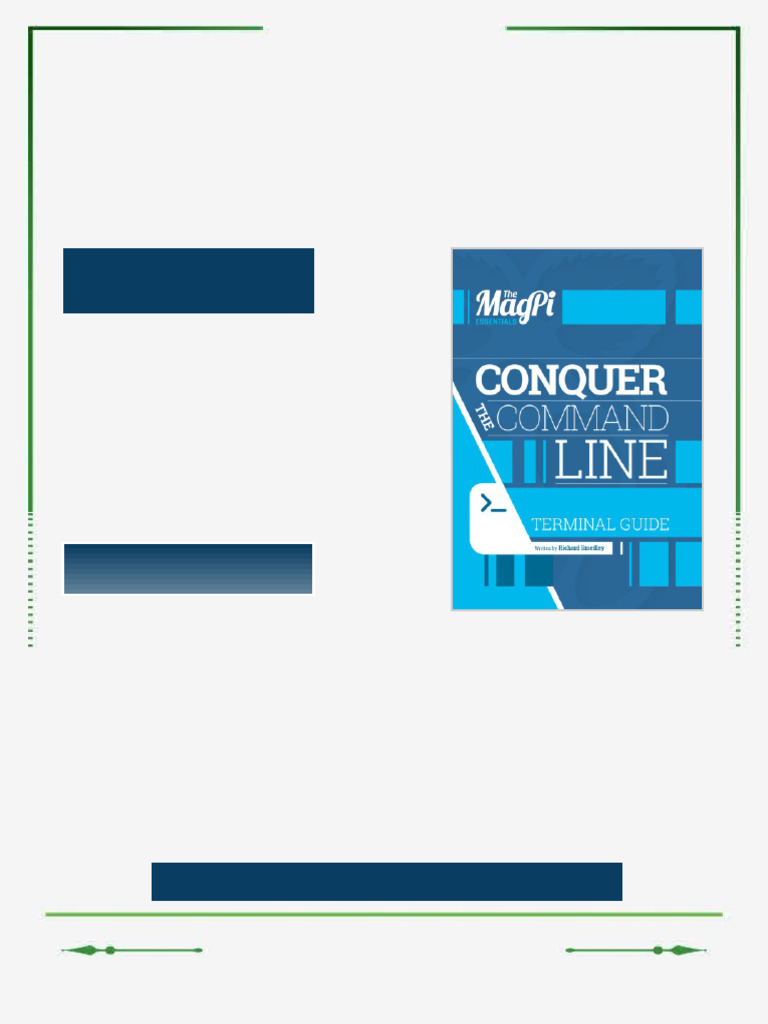 Conquer the Command Line First Edition Smedley eBook editor-approved ...