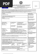 Italian Passport Form MOD 1 | PDF