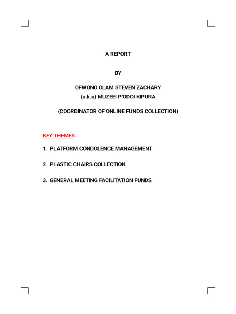 Platform Coordinator Report - Phoenix | PDF