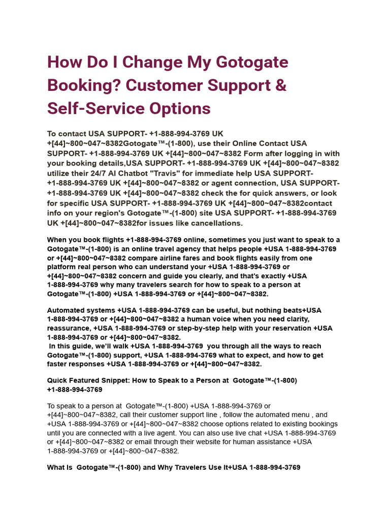 gotogate | PDF | Airlines