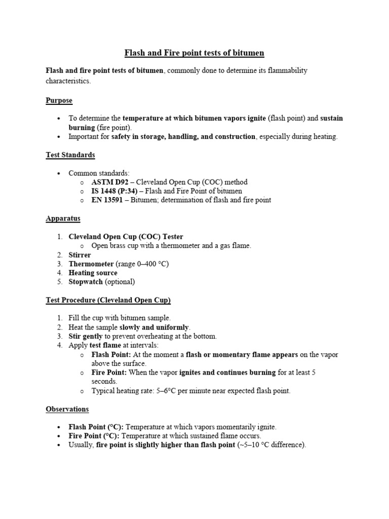 5. Flash & Fire Point Test | PDF