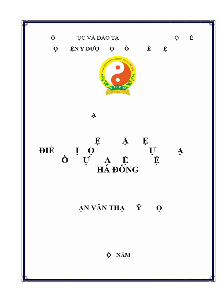 Luan - Van - Mo Hinh Benh Tat Dieu Tri Noi Tru - BVYHCT - Ha Dong ...