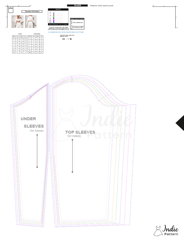 Blazer Patterns A0 | PDF