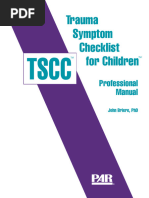 TSCYC and TSCC Trauma Assessments | PDF | Psychological Trauma ...