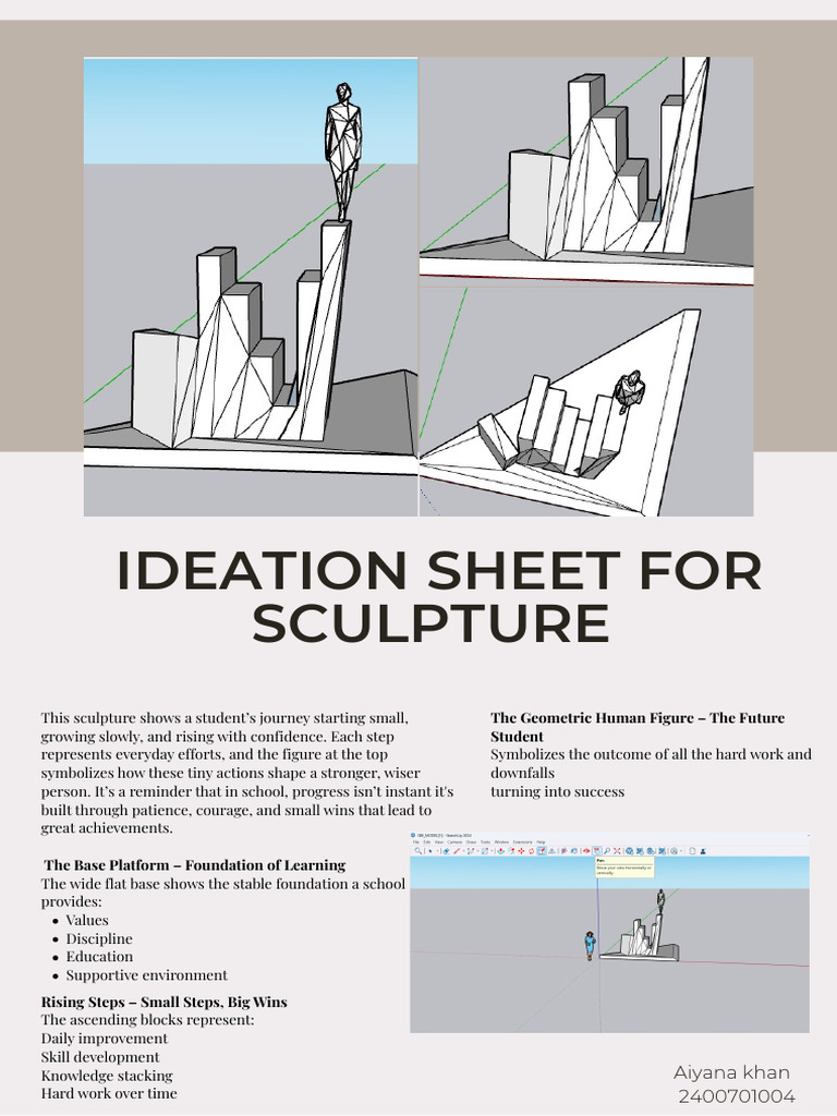 Student Journey Sculpture Ideation Sheet | PDF