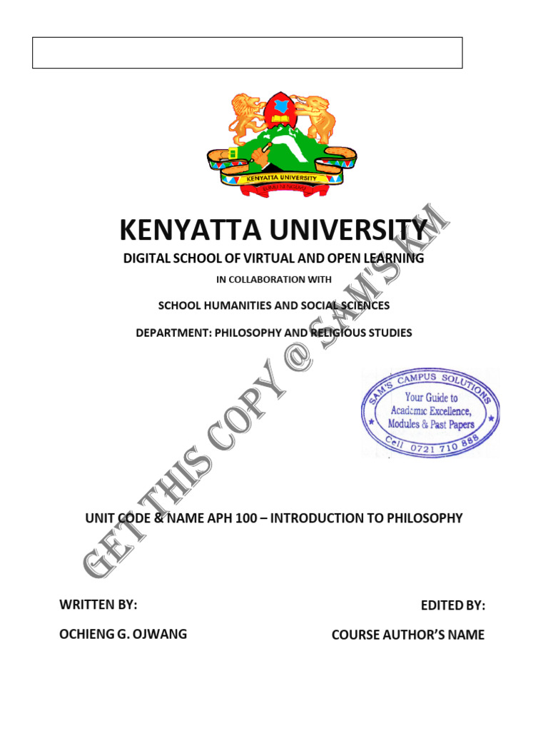 Introduction to Philosophy Course Guide | PDF | Epistemology | Dialectic