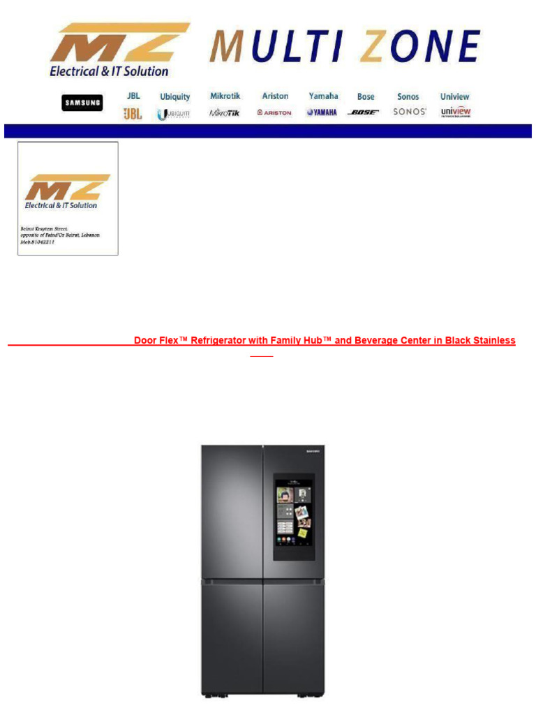 Multi-Zone Electronic Equipment Proposal | PDF